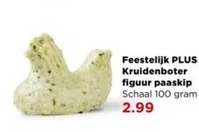 Feestelijk Plus Kruidenboter Figuur Paaskip Aanbieding bij PLUS ...