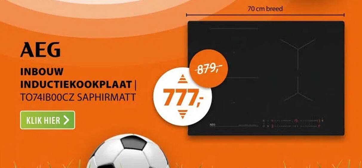 Atag Inbouw Inductiekookplaat | Hi87471Fv Aanbieding bij Expert ...