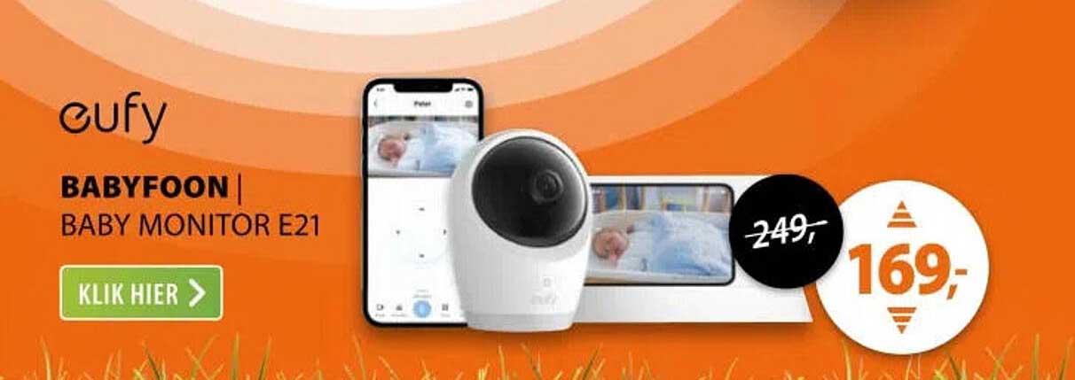 Babyfoon | Baby Monitor E21 Aanbieding bij Expert - FolderFeest.nl