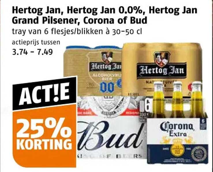 Hertog Jan, Hertog Jan 0.0%, Hertog Jan Grand Pilsener, Corona Of Bud ...