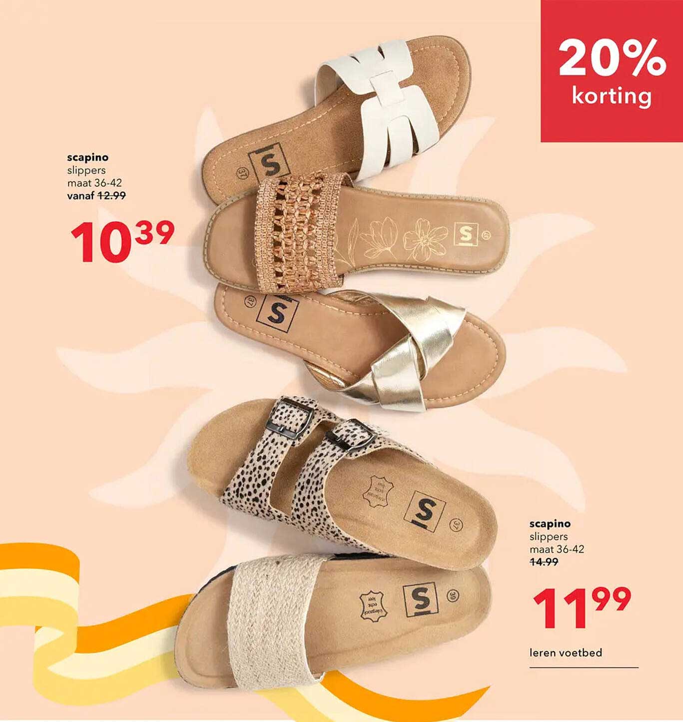 Scapino Slippers Maat 36-42 Vanaf 12.99 Aanbieding bij Scapino ...