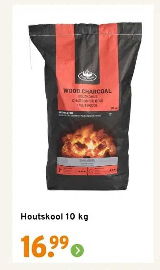 Houtskool 10 Kg Aanbieding bij GAMMA - FolderFeest.nl