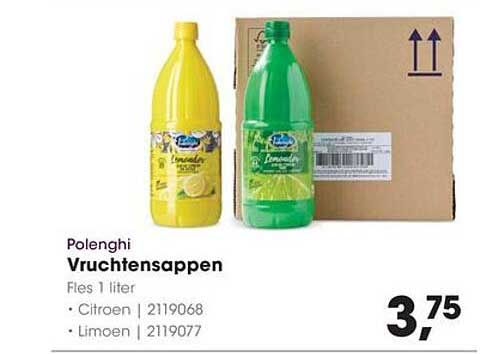 Polenghi Vruchtsappen Aanbieding bij HANOS - FolderFeest.nl