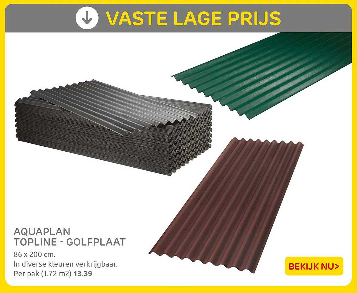 Aquaplan Topline - Golfplaat aanbieding bij Praxis