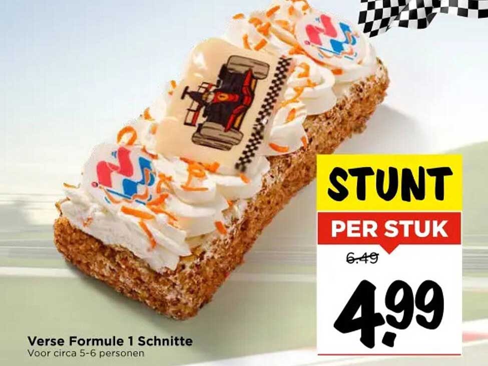 Verse Formule 1 Schnitte Aanbieding bij Vomar - FolderFeest.nl