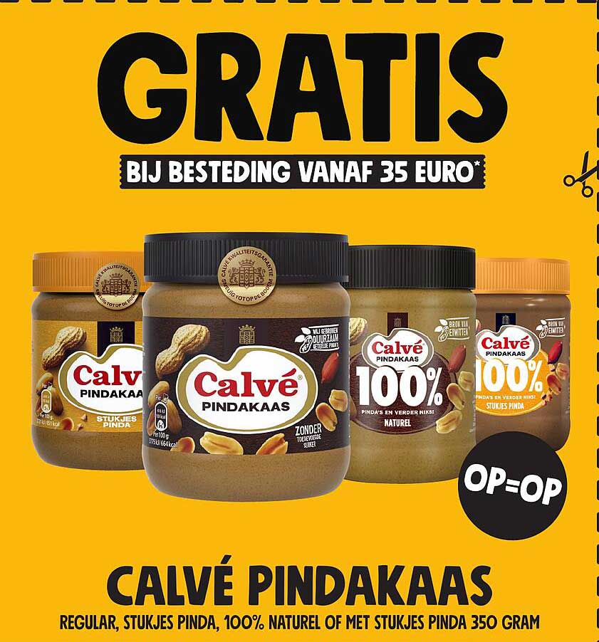 Calvé Pindakaas aanbieding bij Jumbo