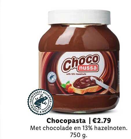 Choco Nussa aanbieding bij Lidl