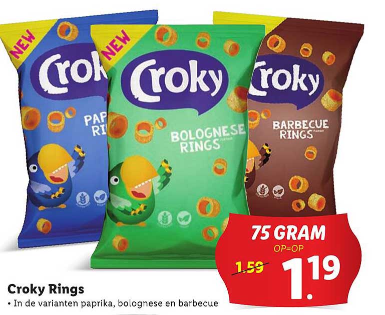 Croky Rings aanbieding bij Lidl