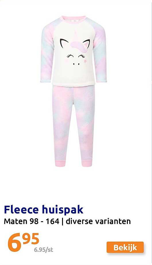 Fleece Huispak Aanbieding bij Action - FolderFeest.nl