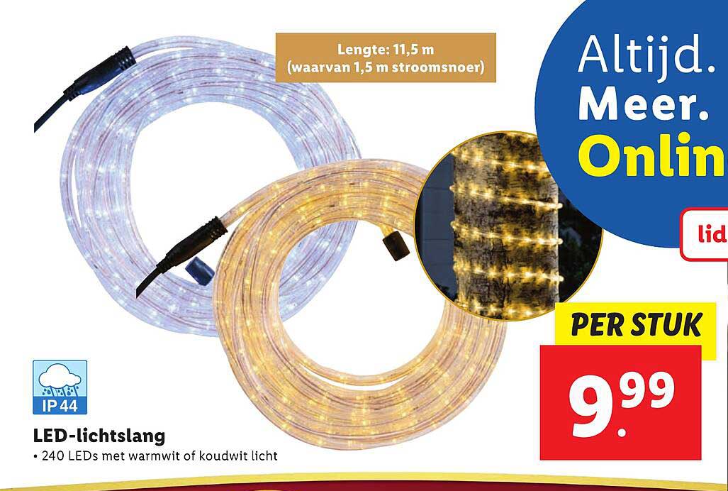 Led-Lichtslang Aanbieding bij Lidl - FolderFeest.nl