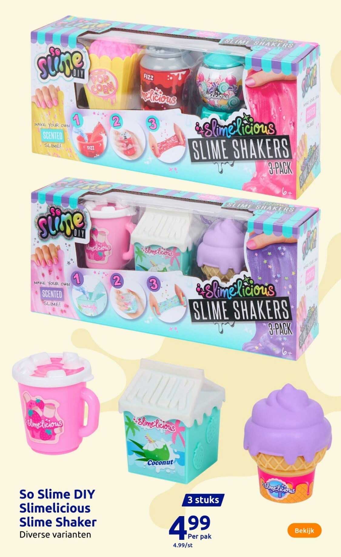 So Slime Diy Slimelicious Slime Shaker aanbieding bij Action