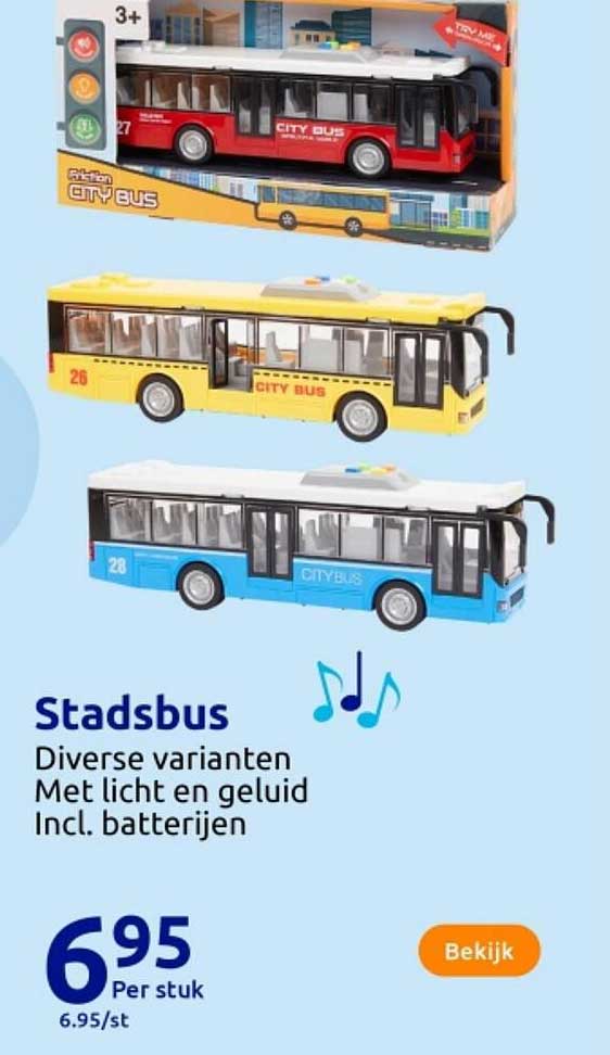 Stadsbus aanbieding bij Action