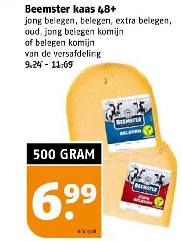 Beemster Kaas 48+ Aanbieding bij Poiesz - FolderFeest.nl
