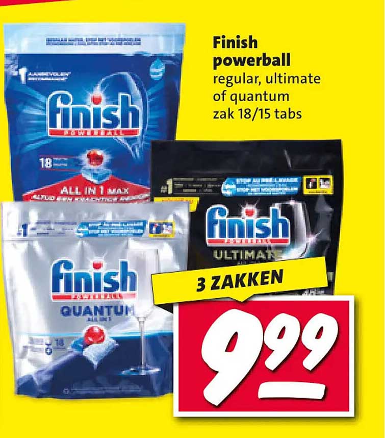 Finish Powerball Regular, Ultimate Of Quantum Zak 18/15 Tabs Aanbieding ...