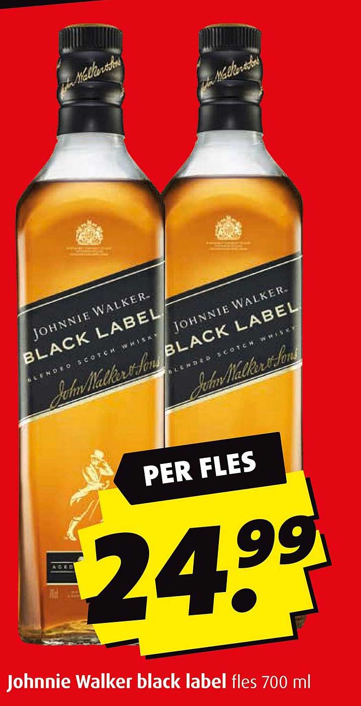 Johnnie Walker Red Label Fles 700 Ml Aanbieding bij Boni - FolderFeest.nl