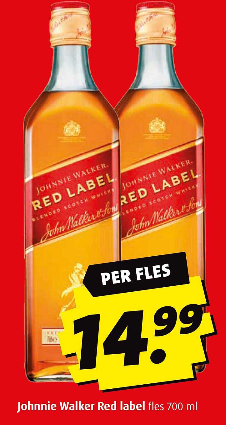 Johnnie Walker Black Label Aanbieding bij Hoogvliet - FolderFeest.nl