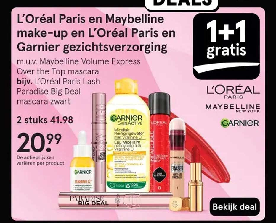 L’oréal Paris En Garnier Aanbieding bij Etos - FolderFeest.nl