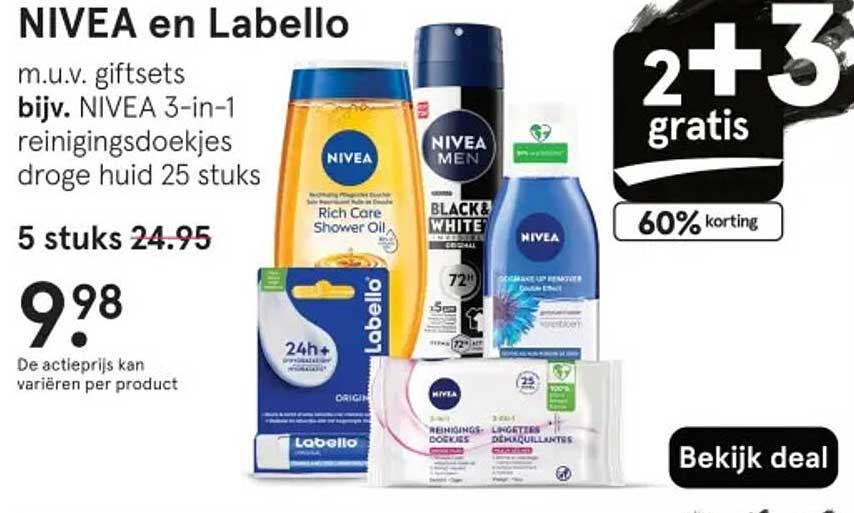 Nivea En Labello M.u.v. Giftsets Aanbieding bij Etos - FolderFeest.nl