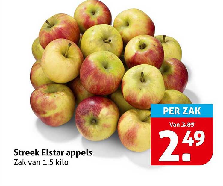 Streek Elstar Appels Aanbieding bij Hoogvliet - FolderFeest.nl