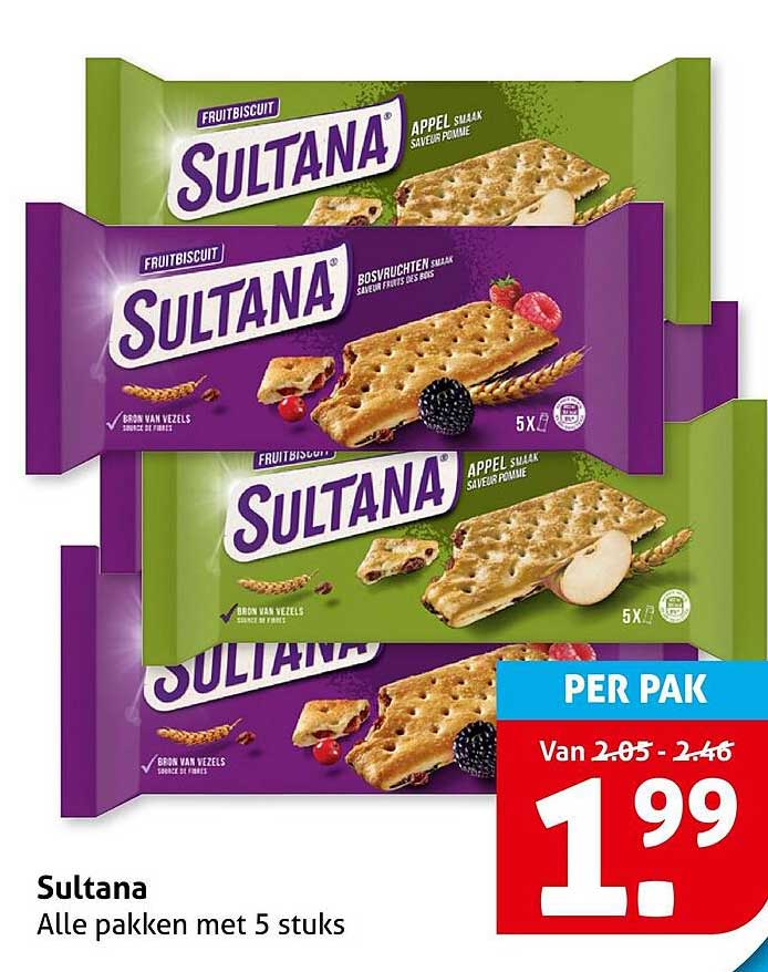 Sultana Aanbieding bij Hoogvliet - FolderFeest.nl