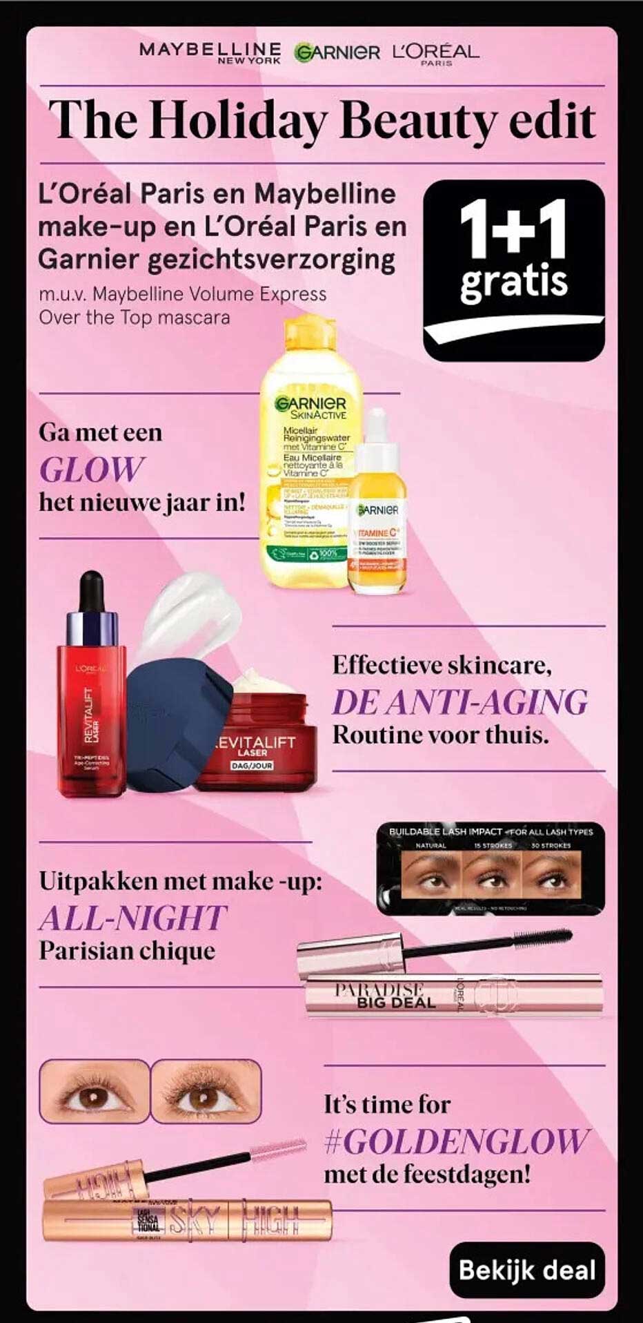 L’oréal Paris En Garnier Gezichtsverzorging Bijv. Garnier Skinactive Micellair Water Vitamine C ...