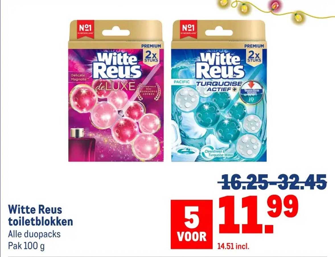 Witte Reus Toiletblok Aanbieding bij Kruidvat - FolderFeest.nl