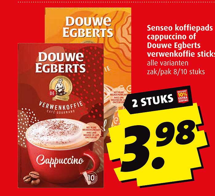 Douwe Egberts Verwen Koffie Sticks Aanbieding bij Boni - FolderFeest.nl