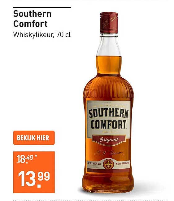 Southern Comfort Aanbieding bij Gall & Gall - FolderFeest.nl