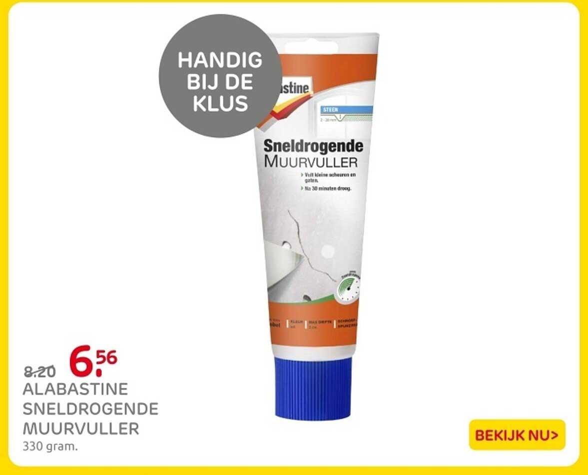 Alabastine Sneldragende Muurvuller 330 Gram Aanbieding bij Praxis ...