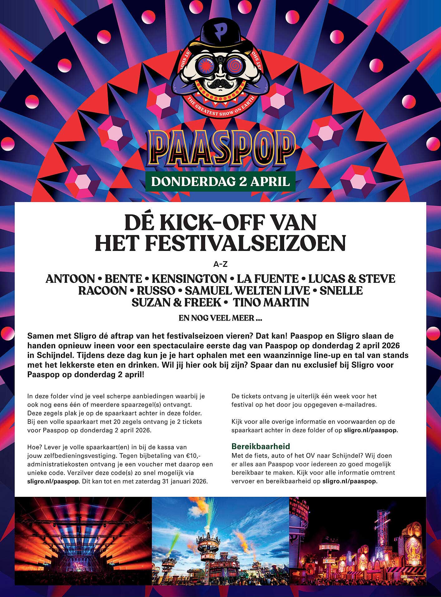 Dé Kick-Off Van Het Festivalseizoen Aanbieding bij Sligro - FolderFeest.nl
