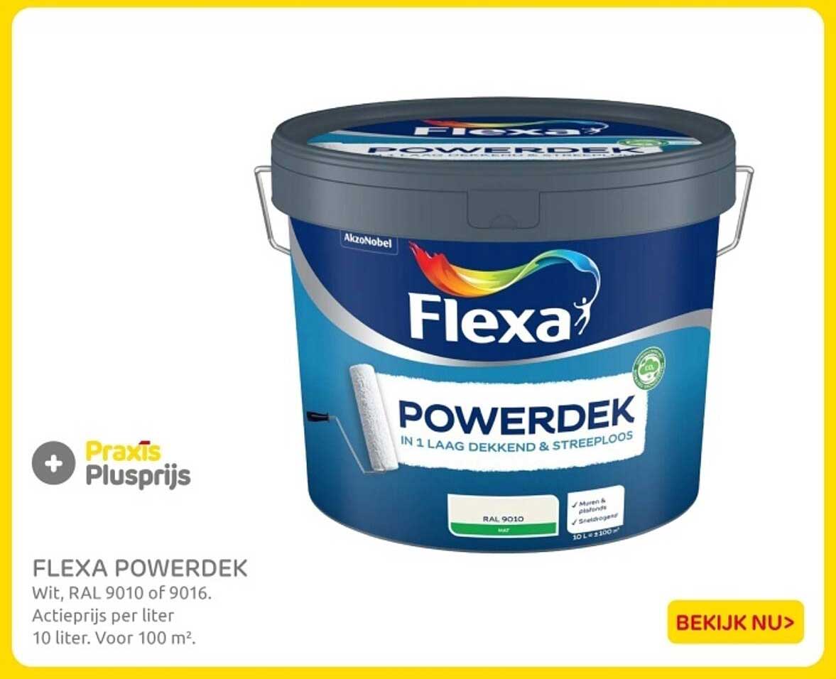 Flexa Powerdek Aanbieding bij Praxis - FolderFeest.nl