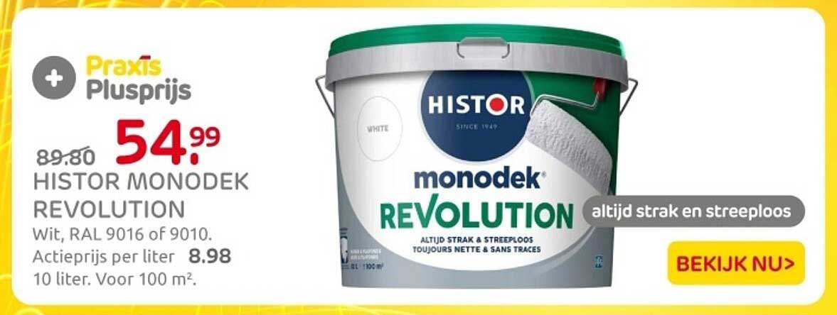 Histor Monodek Revolution Aanbieding bij Praxis - FolderFeest.nl