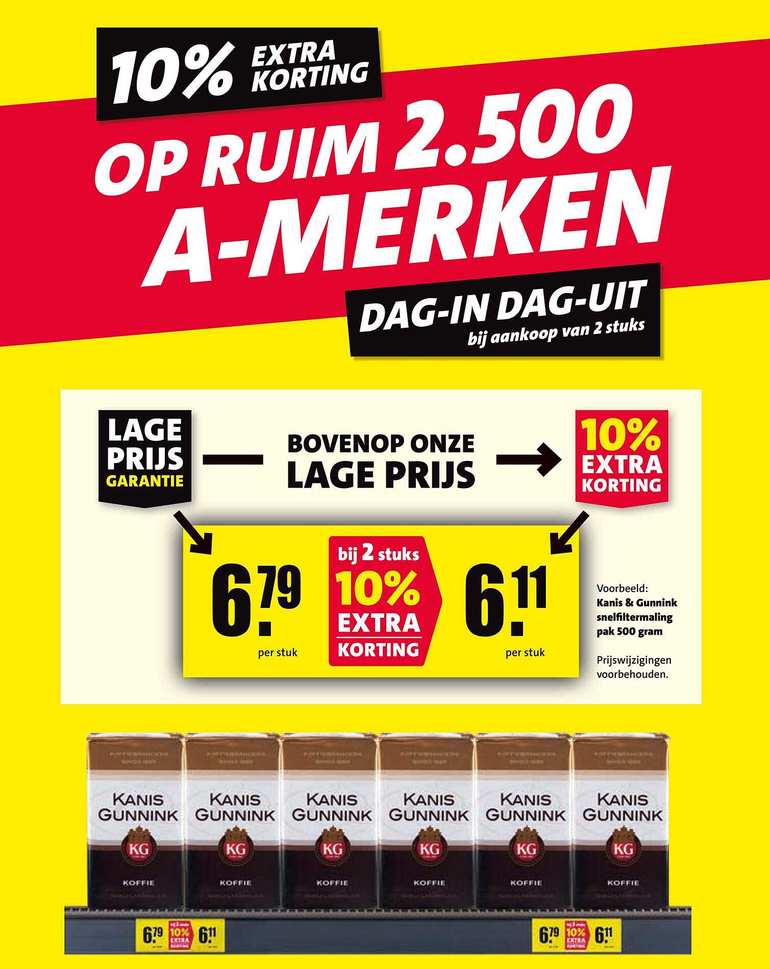 10% Extra Korting Op Ruim 2.500 A-Merken Dag-In Dag-Uit Bij Aankoop Van ...
