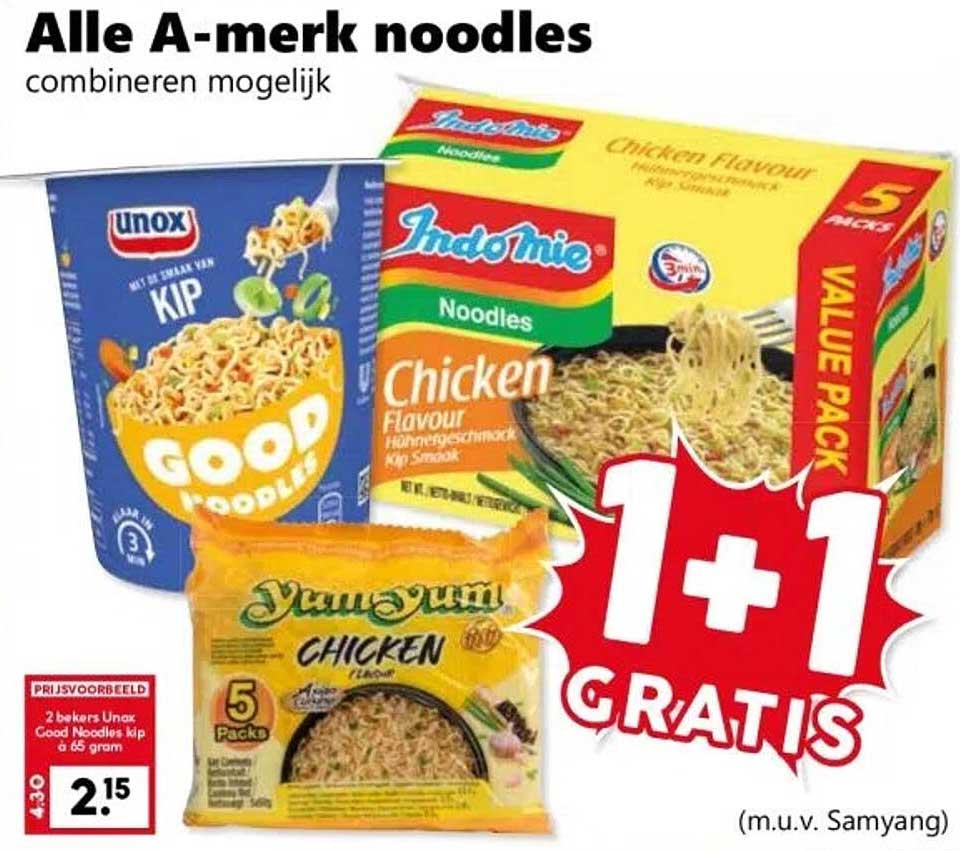 Alle A-Merk Noodles Combineren Mogelijk Aanbieding bij Coop ...