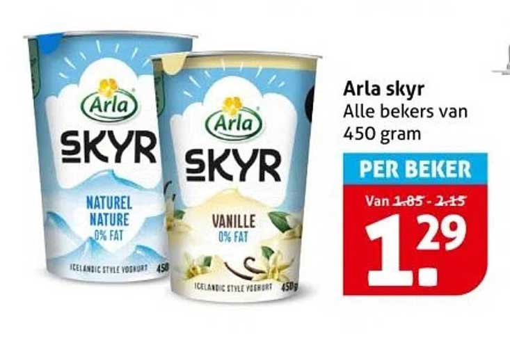 Arla Skyr Aanbieding bij Hoogvliet - FolderFeest.nl