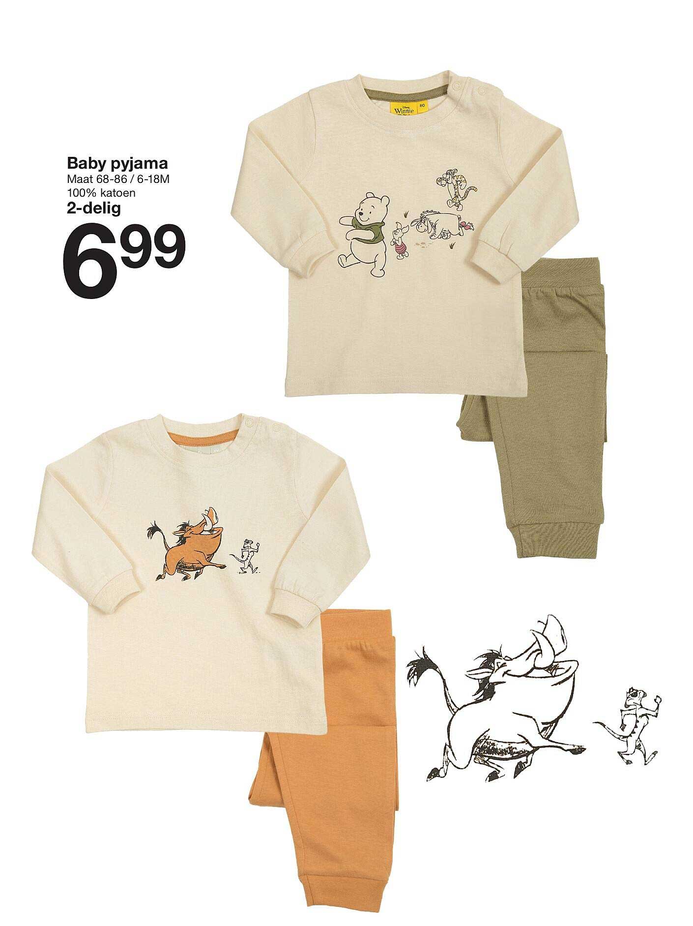 Baby Pyjama Aanbieding bij Zeeman - FolderFeest.nl