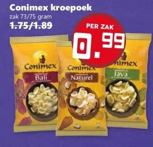 Conimex Kroepoek Aanbieding bij Coop - FolderFeest.nl
