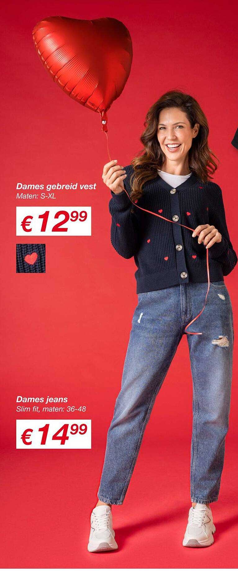 Dames Gebreid Vest Aanbieding bij KiK - FolderFeest.nl