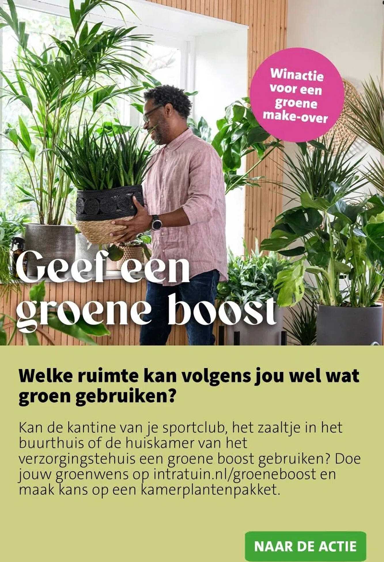 Geef Een Groene Boost Aanbieding bij Intratuin - FolderFeest.nl