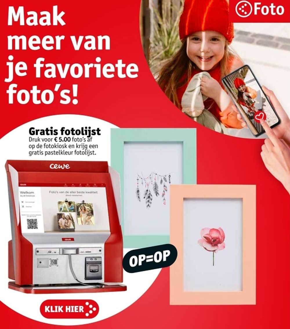 Gratis Fotolijst Aanbieding bij Kruidvat - FolderFeest.nl