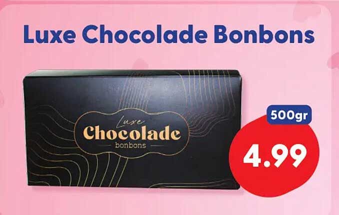 Luxe Chocolade Bonbons Aanbieding bij Die Grenze - FolderFeest.nl