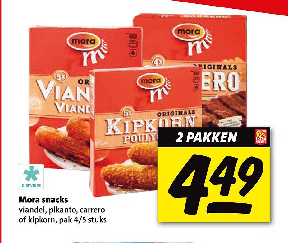 Mora Snacks Viandel, Pikanto, Carrero Of Kipkorn, Pak 4/5 Stuks ...