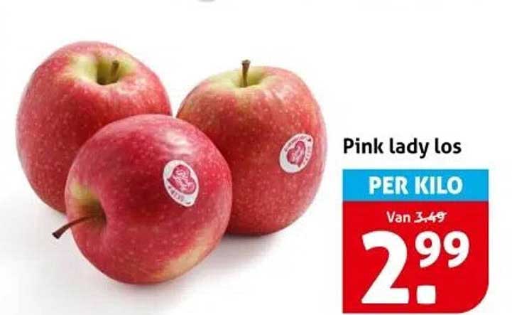 Pink Lady Los Aanbieding bij Hoogvliet - FolderFeest.nl