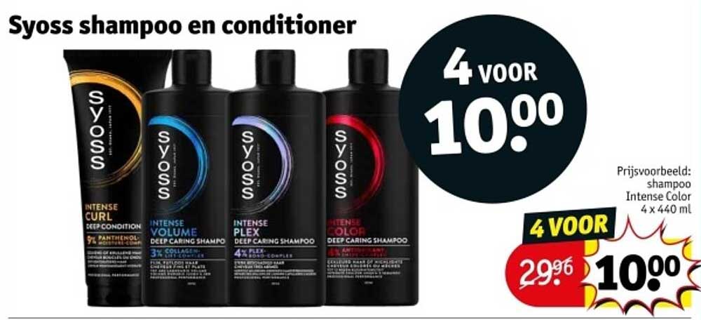 Syoss Shampoo En Conditioner Aanbieding bij Kruidvat - FolderFeest.nl