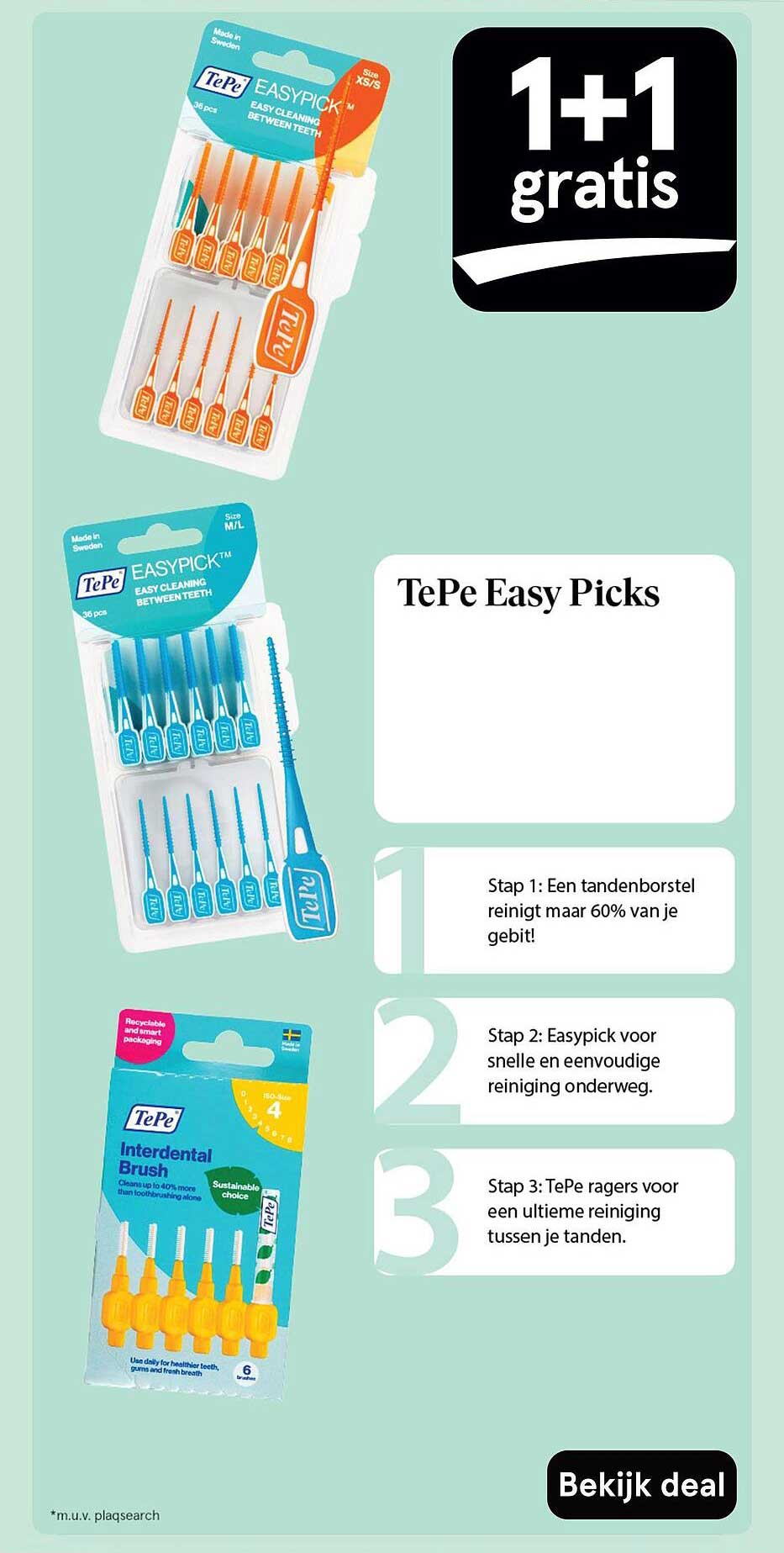 Tepe Easy Picks Aanbieding bij Etos - FolderFeest.nl
