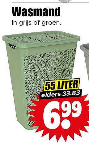 Wasmand Aanbieding bij Dirk - FolderFeest.nl
