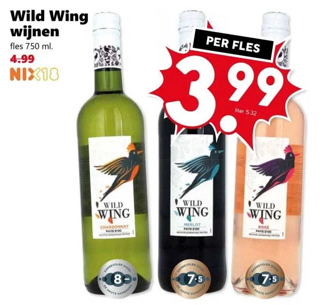 Wild Wing Wijnen Aanbieding bij Coop - FolderFeest.nl