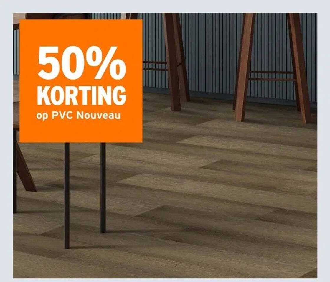 50% Korting Op Pvc Nouveau aanbieding bij GAMMA