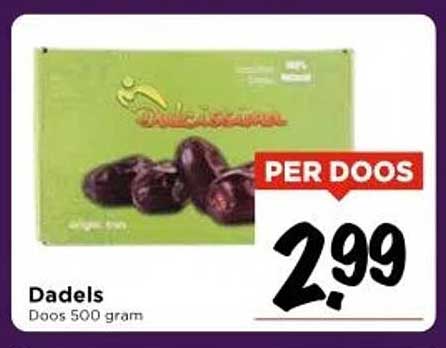 Dadels aanbieding bij Vomar