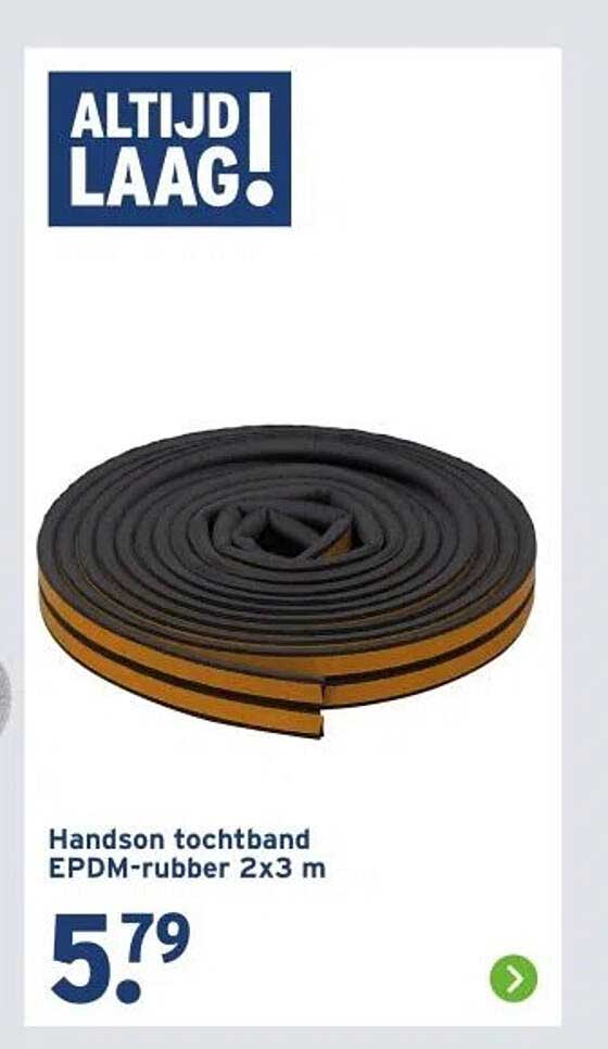 Handson Tochtband Epdm-Rubber aanbieding bij GAMMA